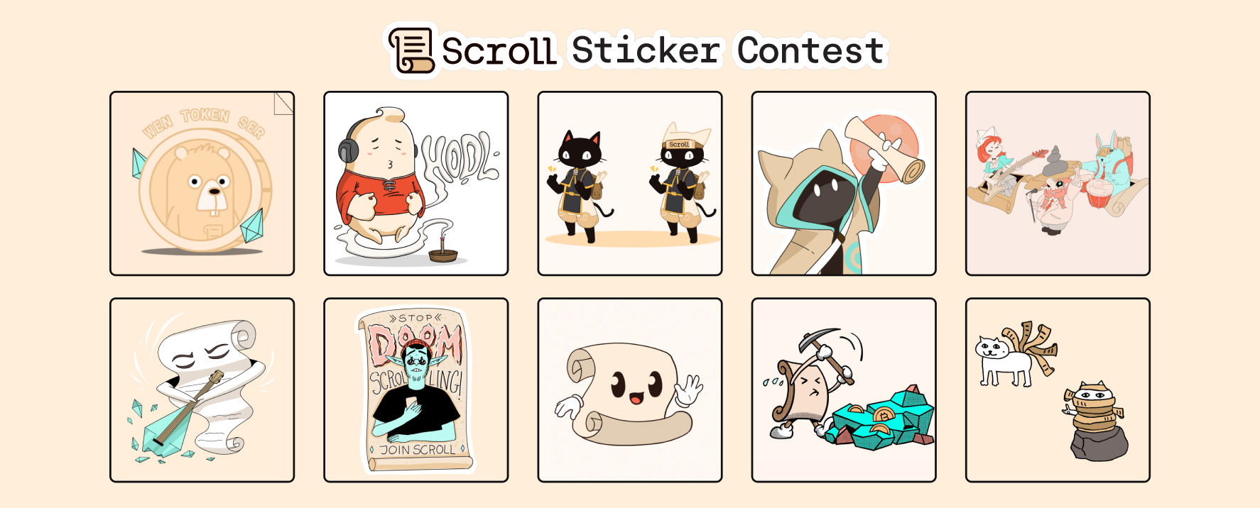 Scroll – Scroll Sticker Winners